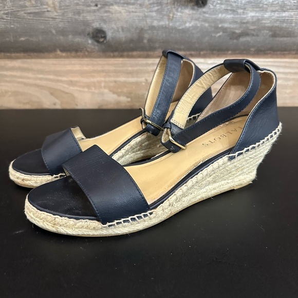 Talbots | Shoes | Talbots Sandals Womens 8 M Ankle Strap Wedge ...
